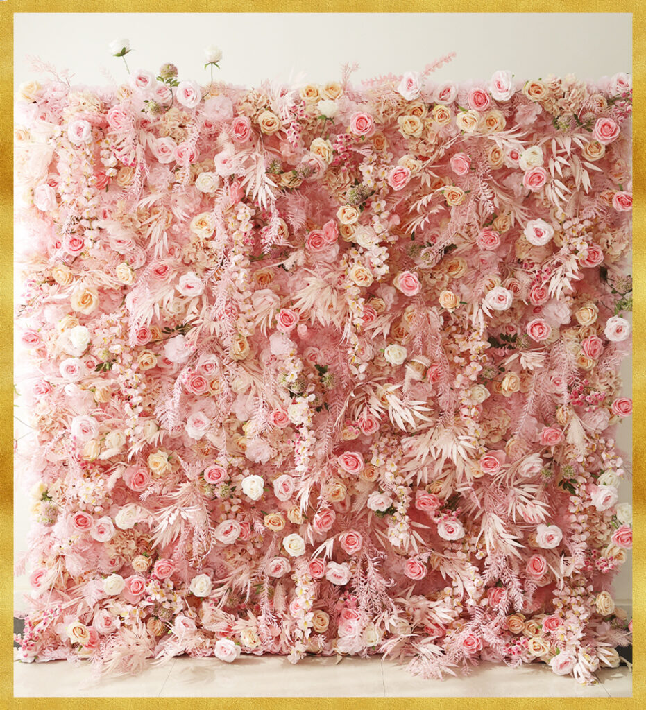 Transform Your Event with Our New York Flower Wall Collection